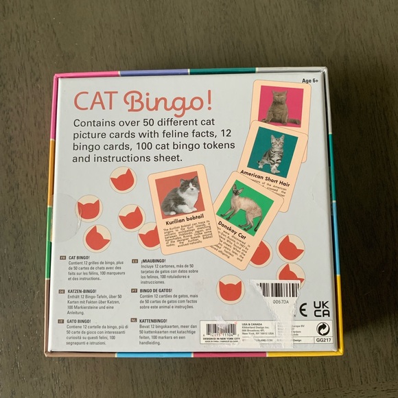 Games | Cat Bingo Game Ages 6 New Never Opened | Poshmark